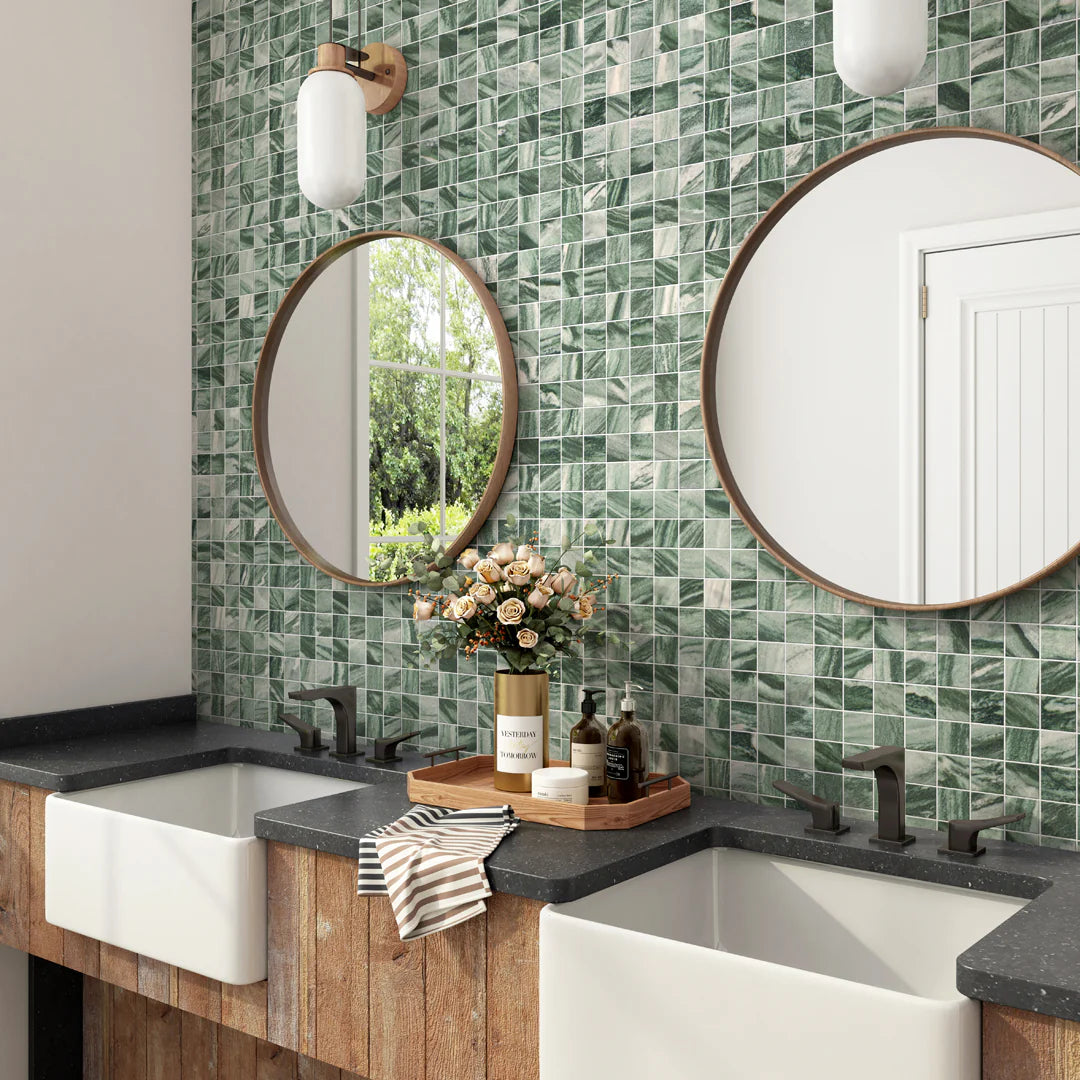 2" x 2" Hand-Cut Marble Mosaic - Artisan Luxury Tile | Zavora Tile